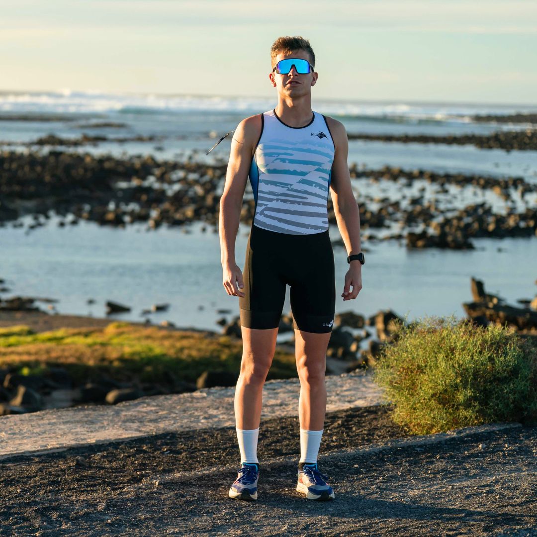 Prima 2 race Wild sleeveless tri suit - Kiwami triathlon