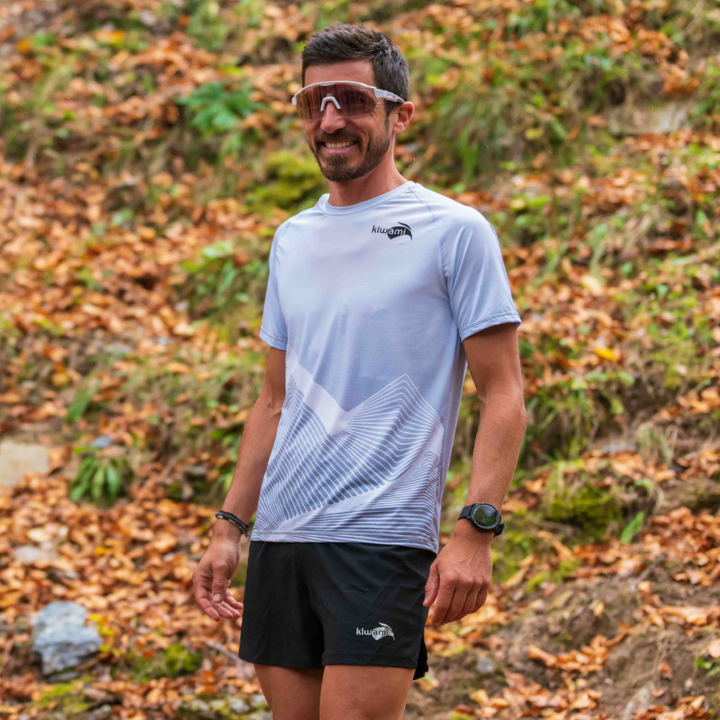 Tee-shirt running respirant homme Edelweiss Blanc | Kiwami Sports